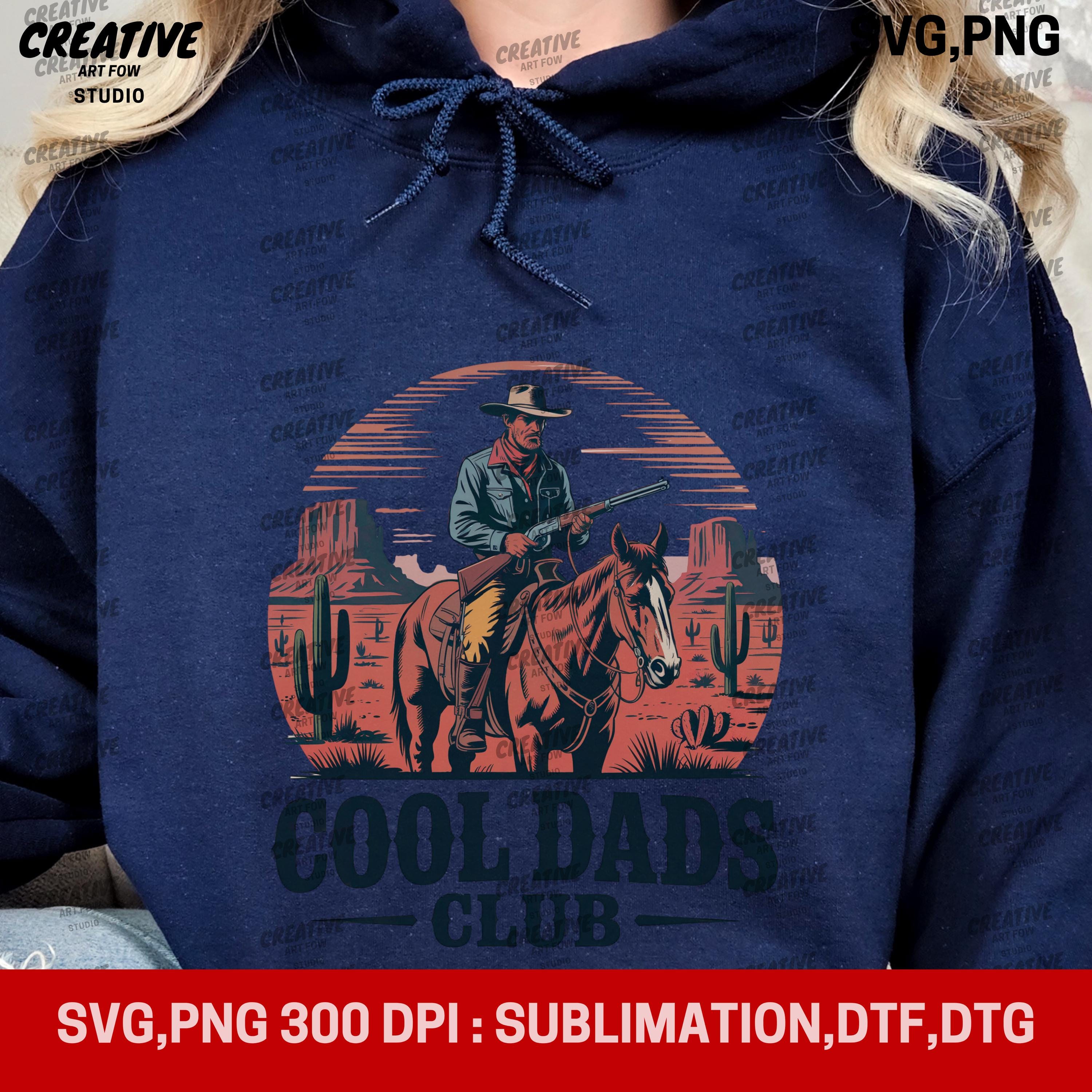 Cowboy Dad Png Svg Bundle – Western Rodeo Father’s Day Clipart – Rustic ...