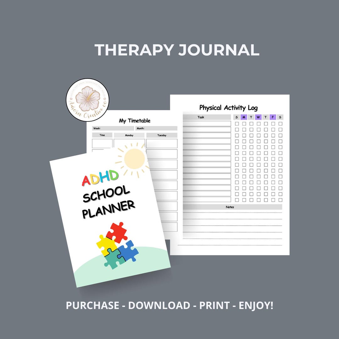 ADHD School Planner | Student Organizer for Focus & Time Management ...
