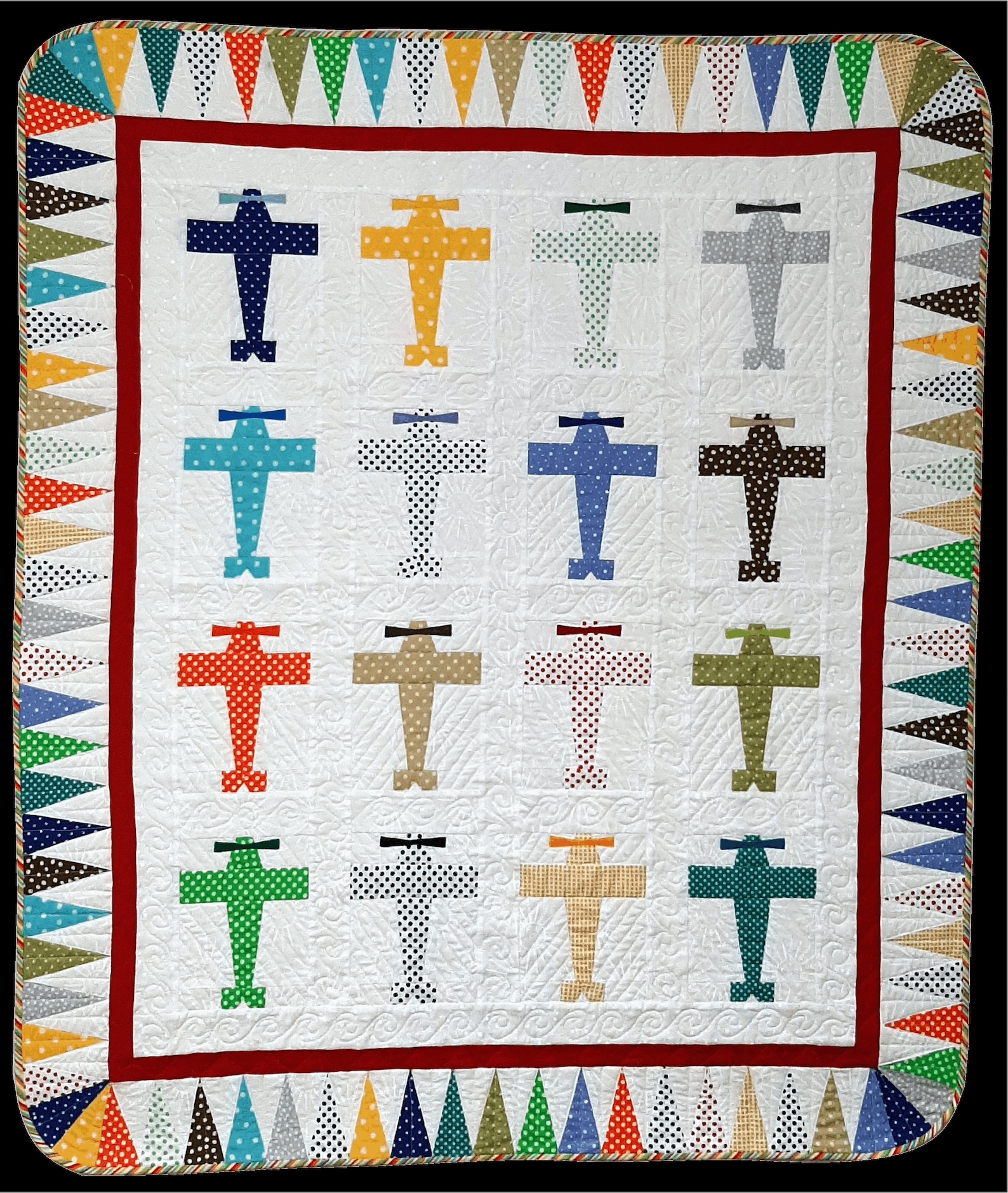 Airplane Baby Quilt Pattern Fly Boy - Etsy