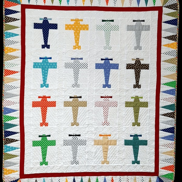 Airplane Quilt Patterns - Etsy