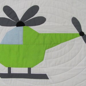 Helicopter Airplane Quilt Pattern - Whirly Birds - Etsy