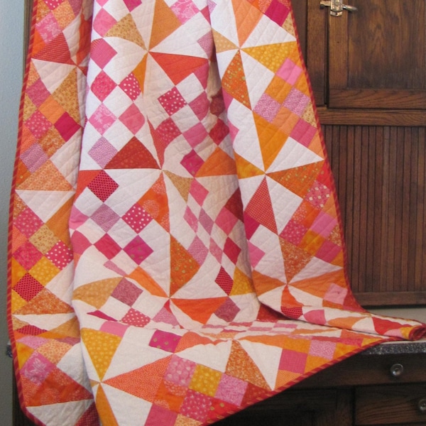 Orange Quilt - Etsy
