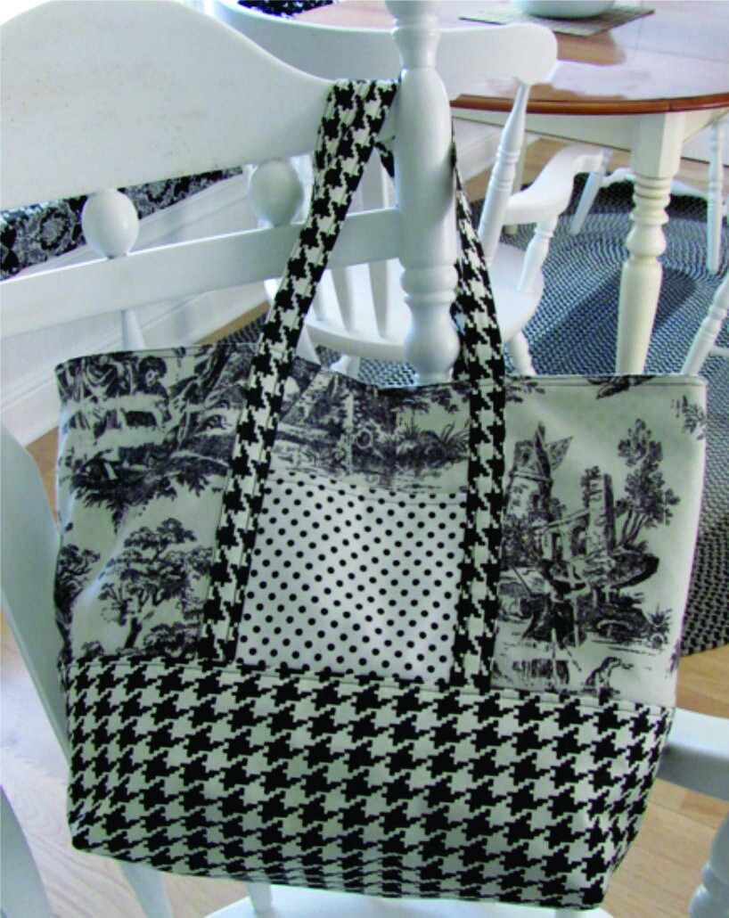 Super-sized Tote Pattern With Lots of Pockets, Inside and Outside - Etsy