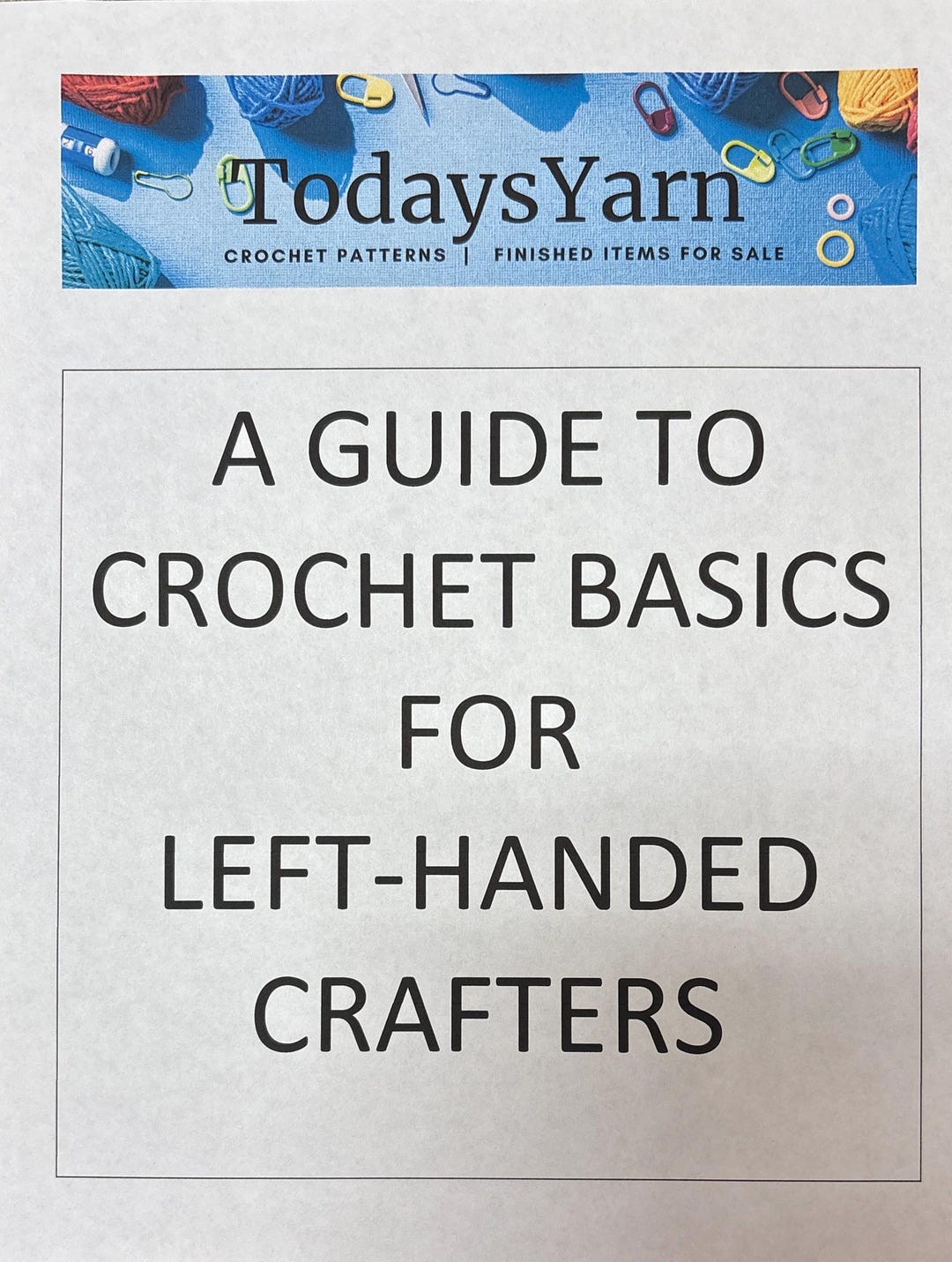 Guide to Learn Basic Stitches for Crocheting Left Handed With Step-by ...