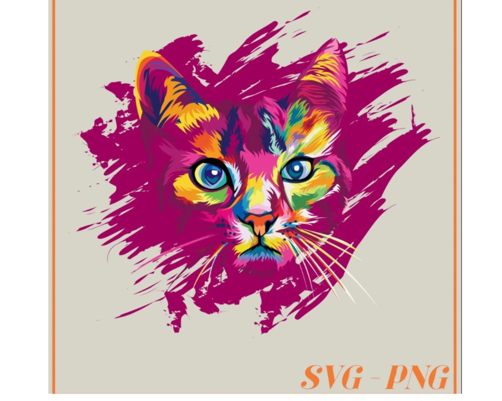 CAT SVG - Etsy
