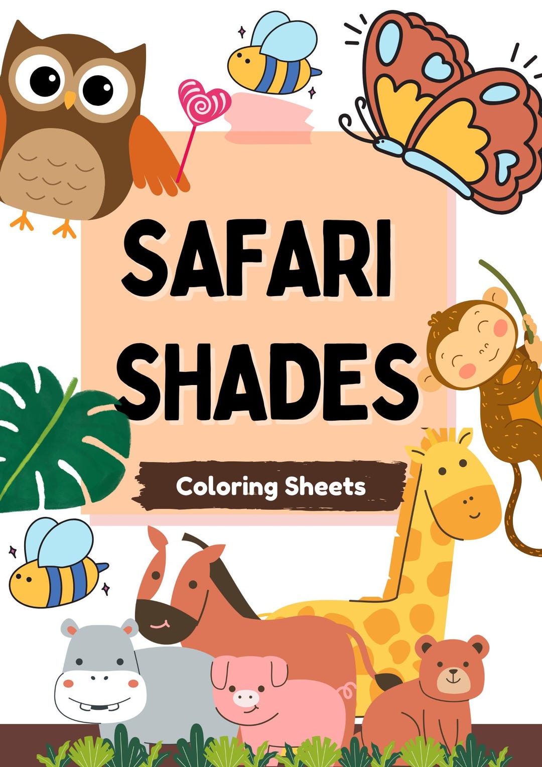 Wild Animal, Zoo, Coloring Sheets, Safari, Children Coloring Sheets ...