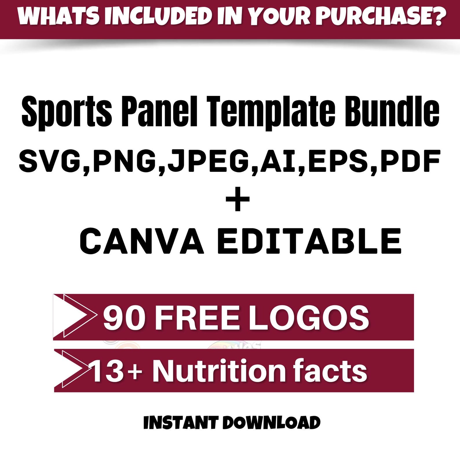 Sports Panel Canva Template Bundle: Baseball, Softball, Basketball ...