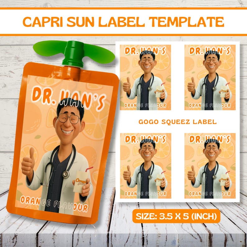 Kpop Demon Hunters, Dr. Han's Tonic Drink Wrapper, Gogo Squeez ...