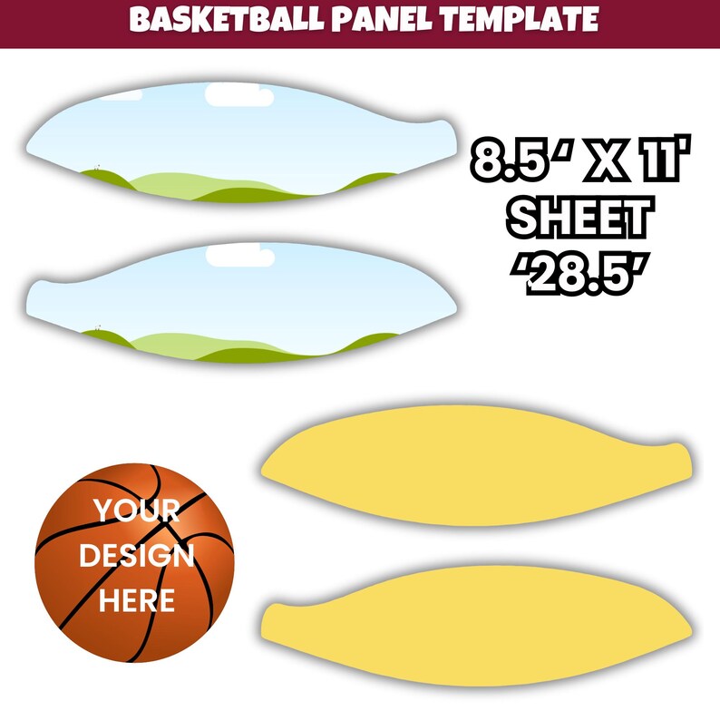 Sports Panel Canva Template Bundle: Baseball, Softball, Basketball ...