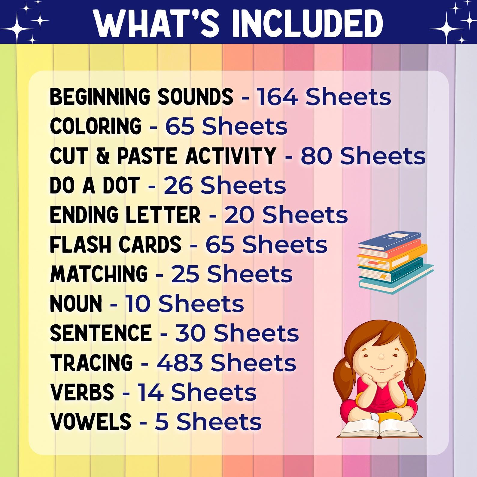 Preschool Learning Bundle: Alphabet, Numbers, and More (digital ...