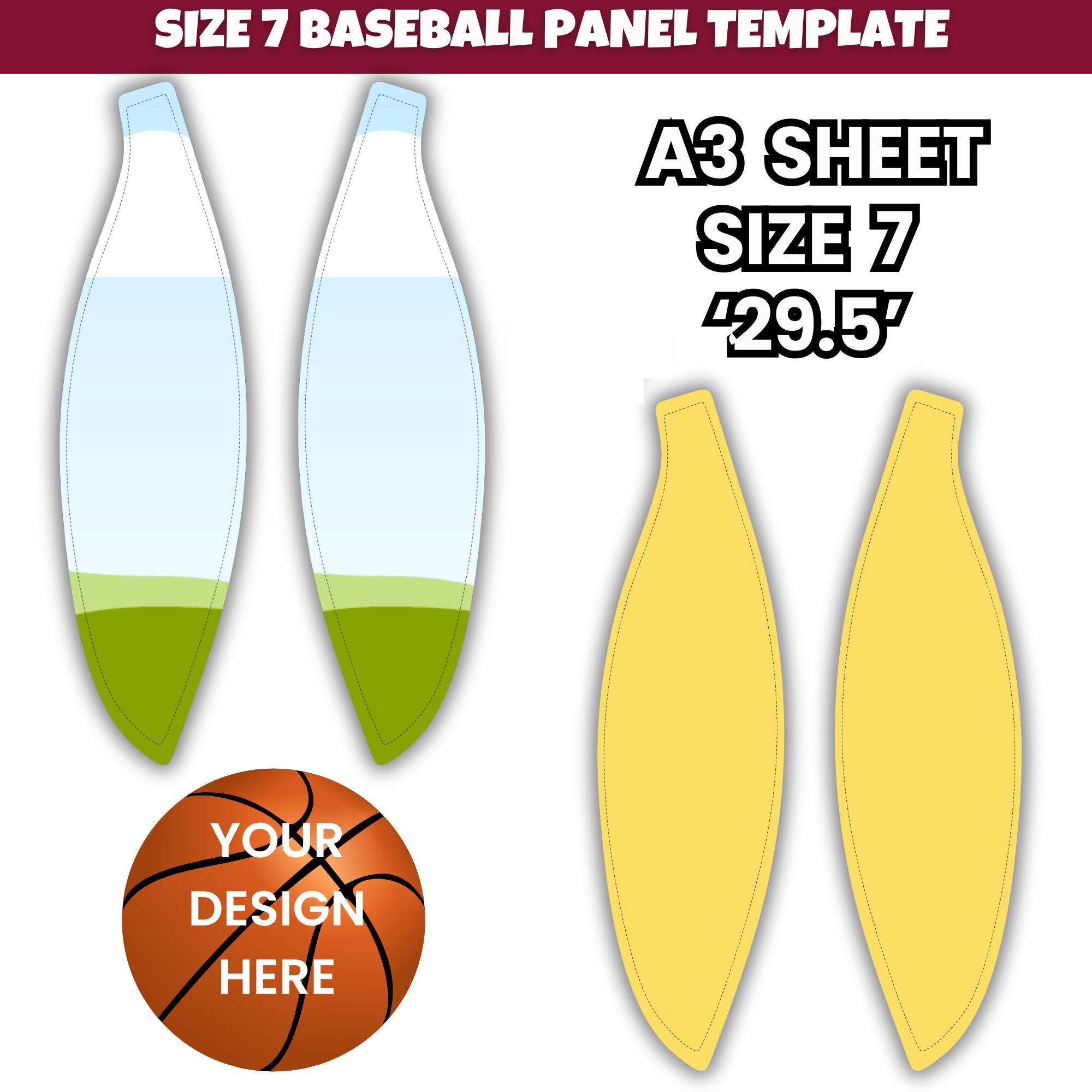 Sports Panel Canva Editable Template Bundle, Baseball, Softball ...