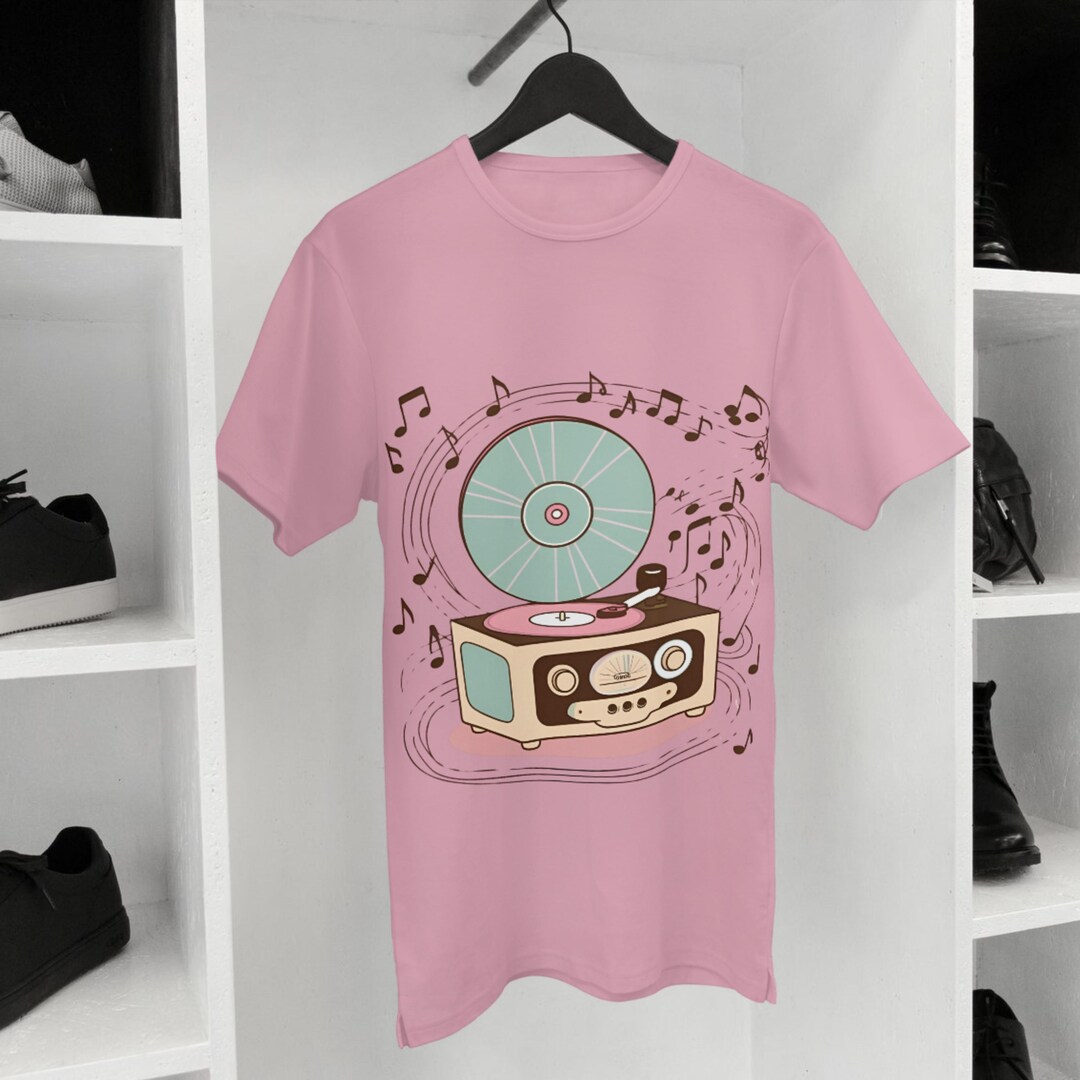 Vintage Record Player – Retro Music Lovers Design PNG - Etsy