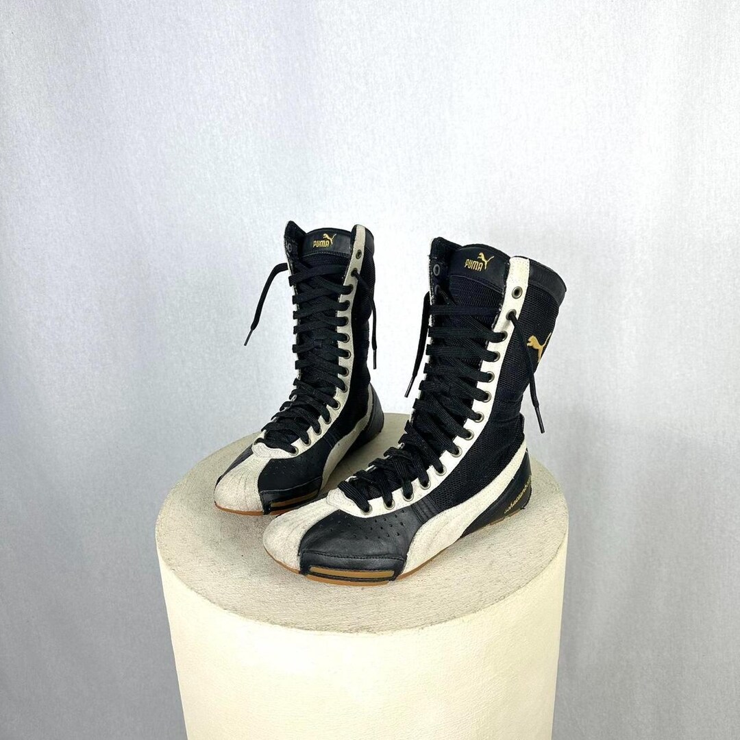 Puma Lacing Boxing / Wrestling Boots - Etsy