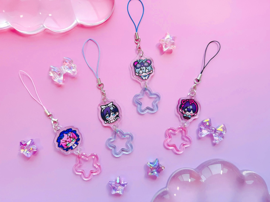 RESTOCKED Alien Stage Phone Charm Keychain Strap With Free Holographic ...
