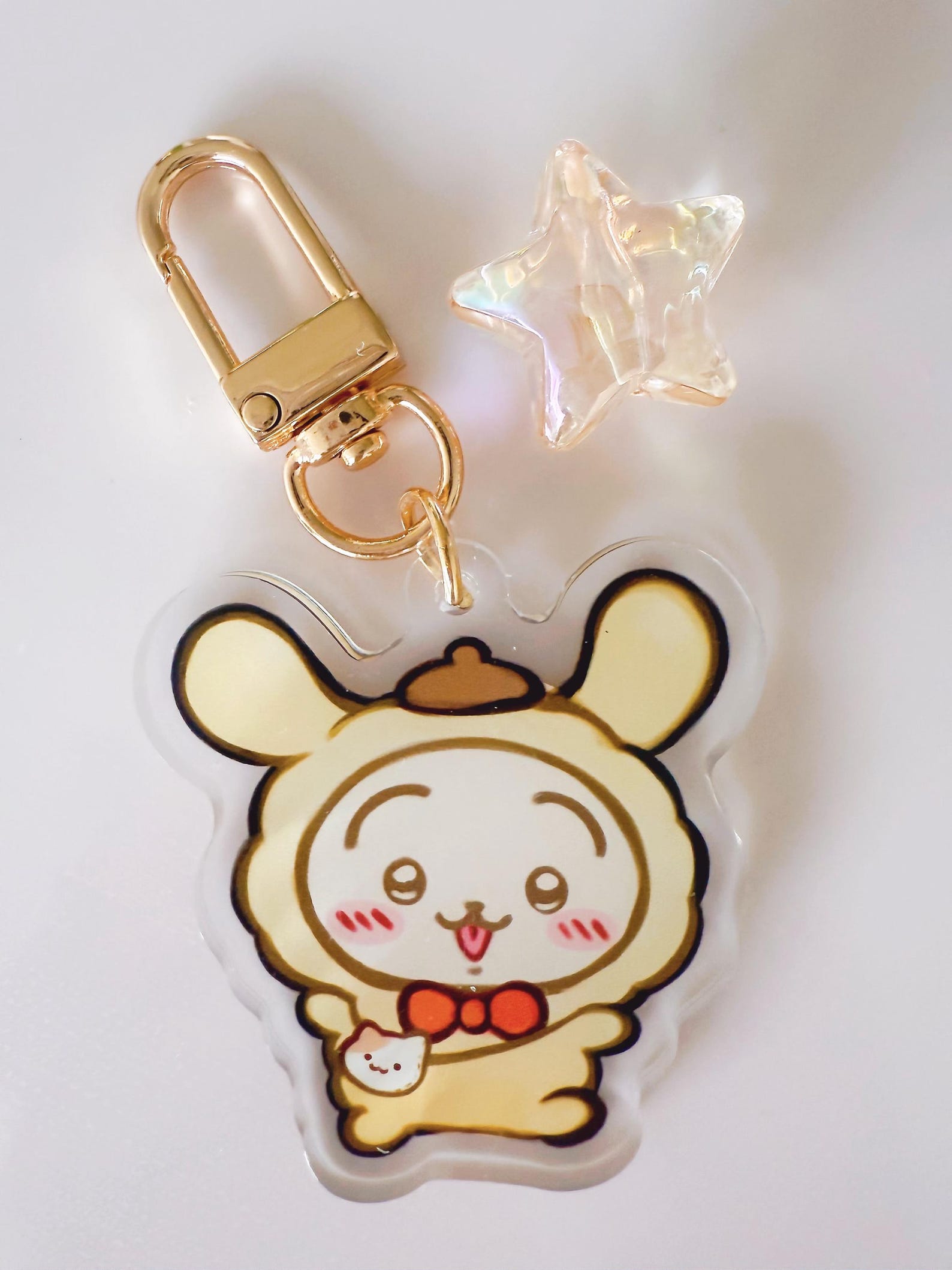 Chiikawa Charms Keychains With Free Holographic Sticker Gift - Etsy
