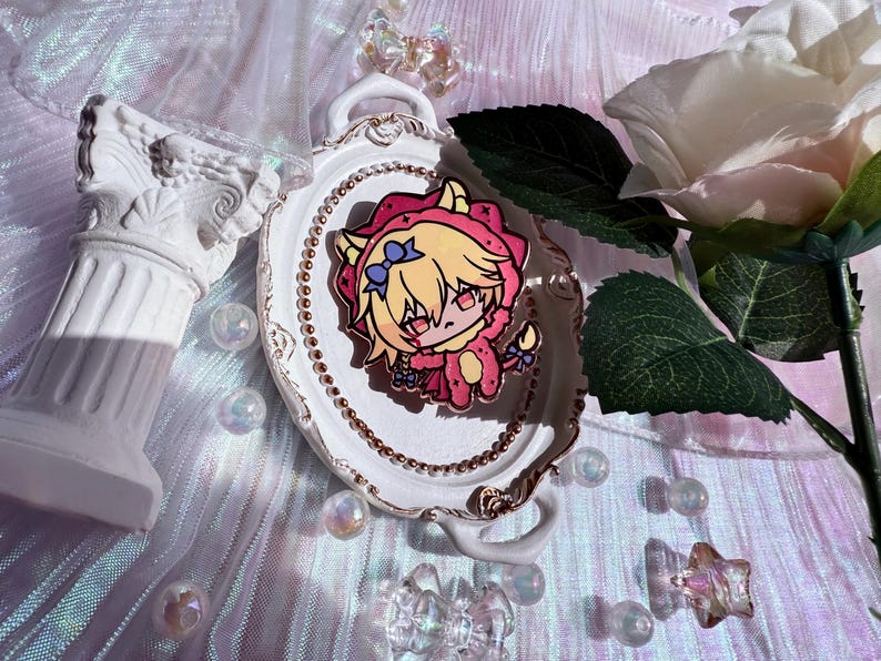 Eepy Baby Glitter Enamel Pins With Free Holographic Sticker Gift ...