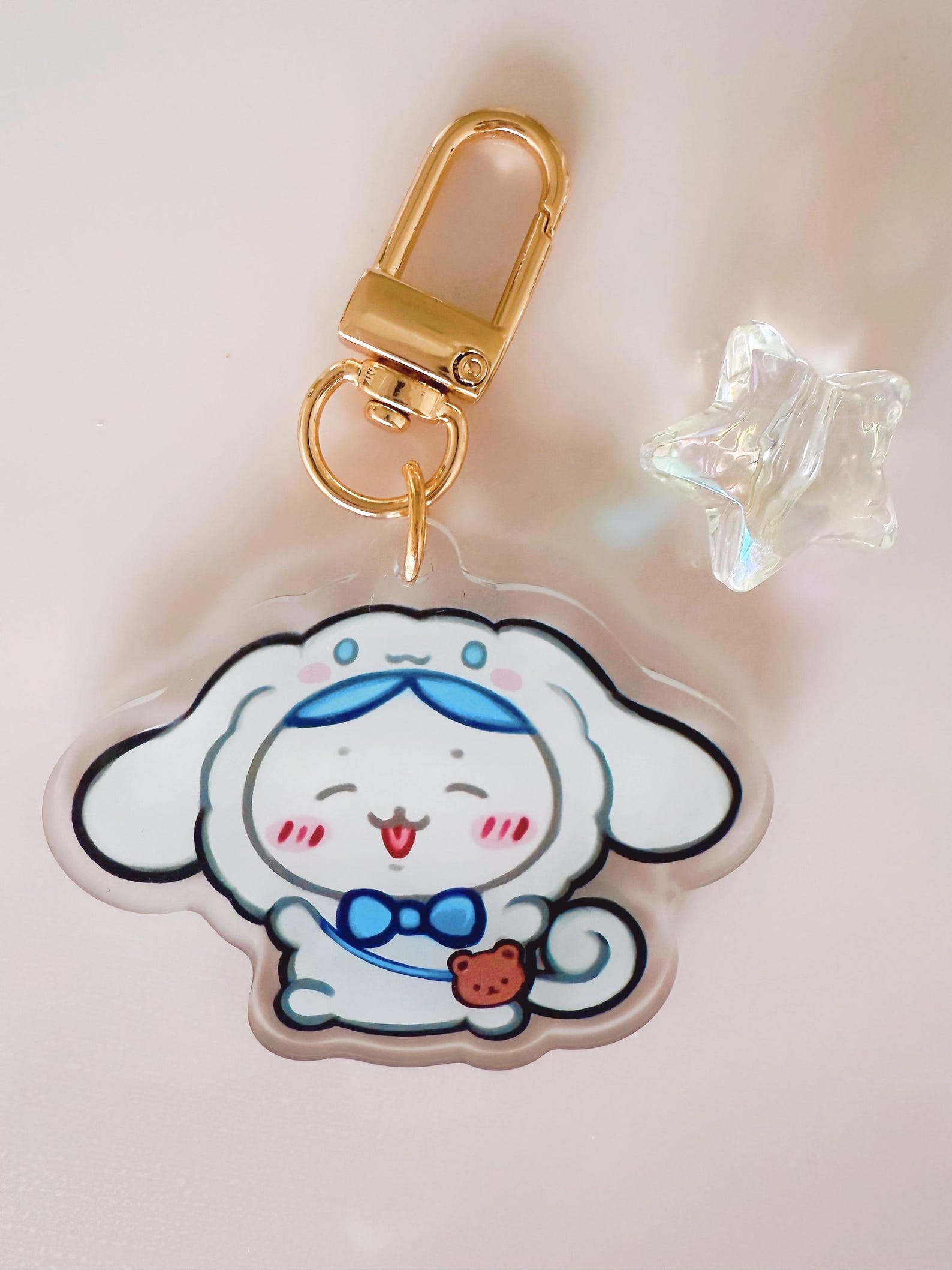 Chiikawa Charms Keychains With Free Holographic Sticker Gift - Etsy