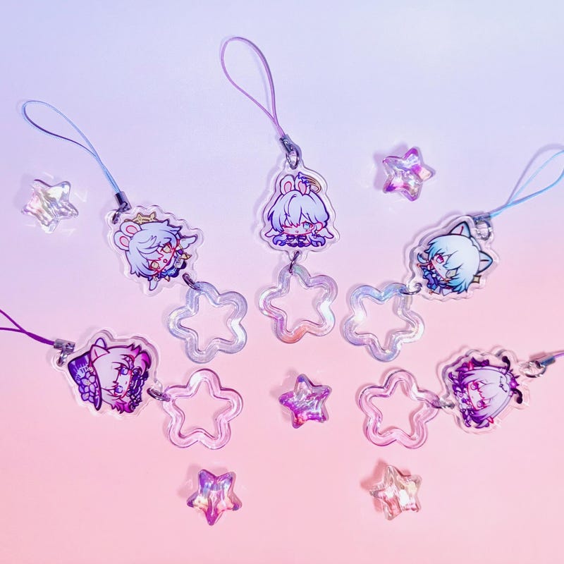 Sunday Honkai Phone Charm - Etsy