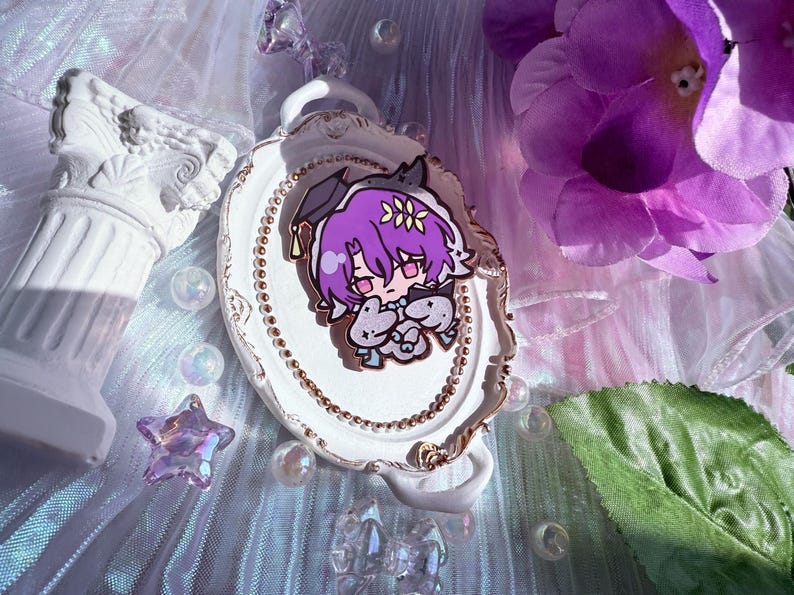 Eepy Baby Glitter Enamel Pins With Free Holographic Sticker Gift ...