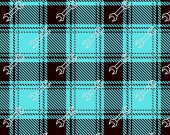Turquoise Plaid - Etsy