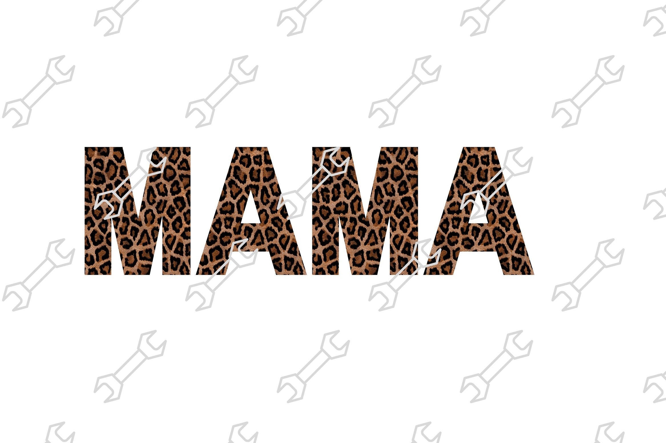 Mama Png, Digital Download, Leopard, Mom, Block Letters - Etsy