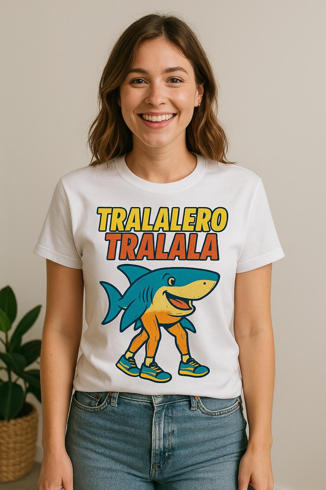 Tralalero Tralala Shark Meme T-shirt – Italian Brainrot Bootleg Tee ...