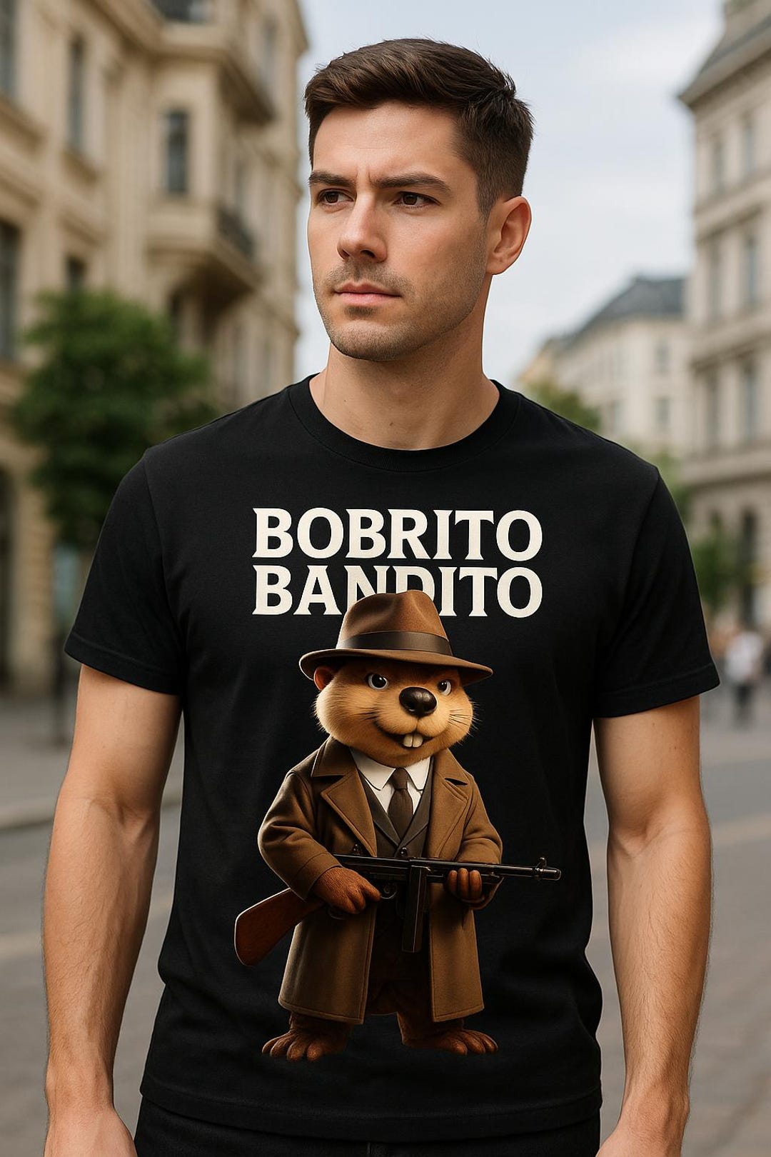 Bobrito Bandito Bootleg Meme T-shirt – Funny Beaver Brainrot Tee ...