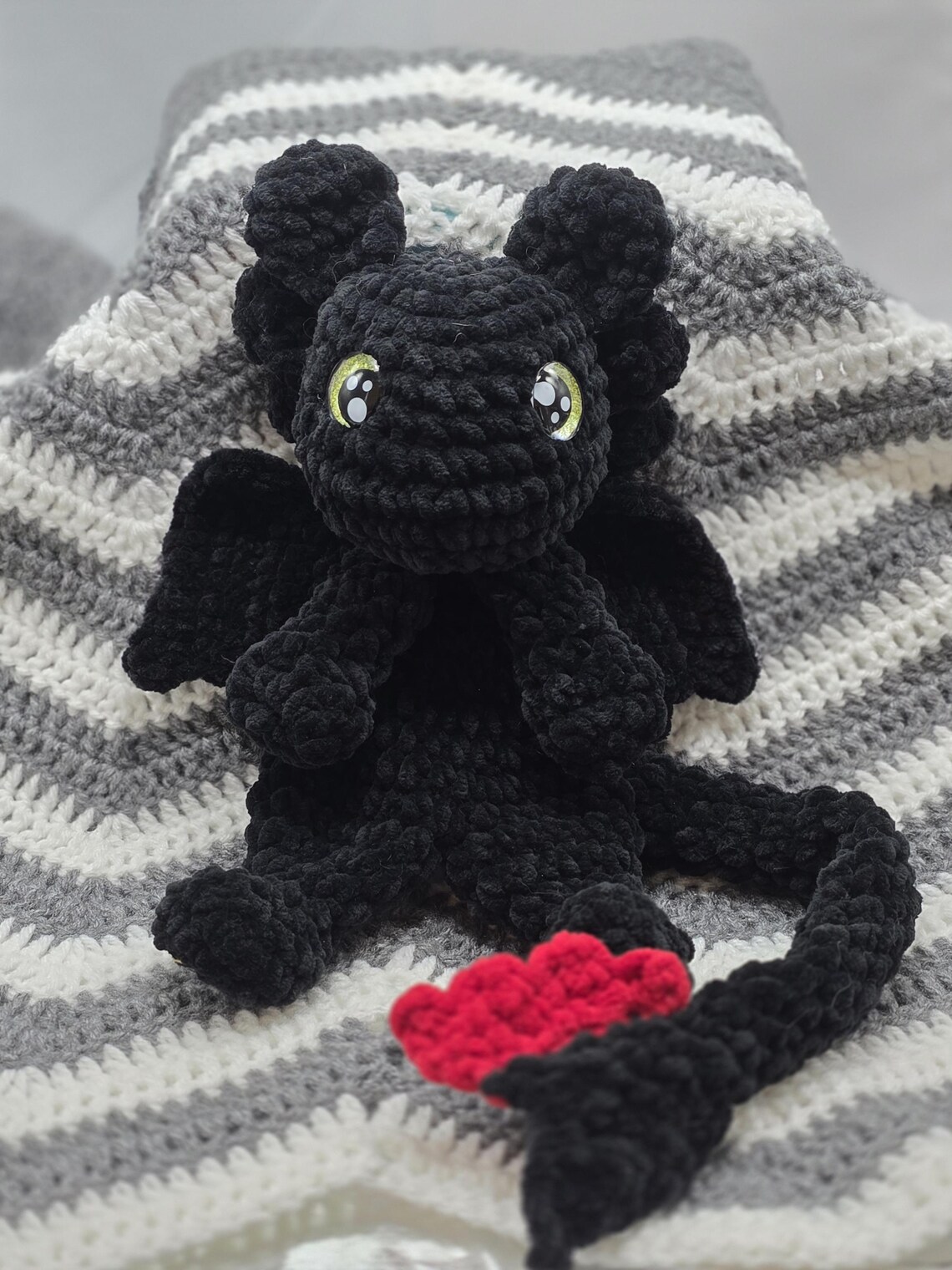 Handmade Crocheted Cozy Dragon Companion - Etsy