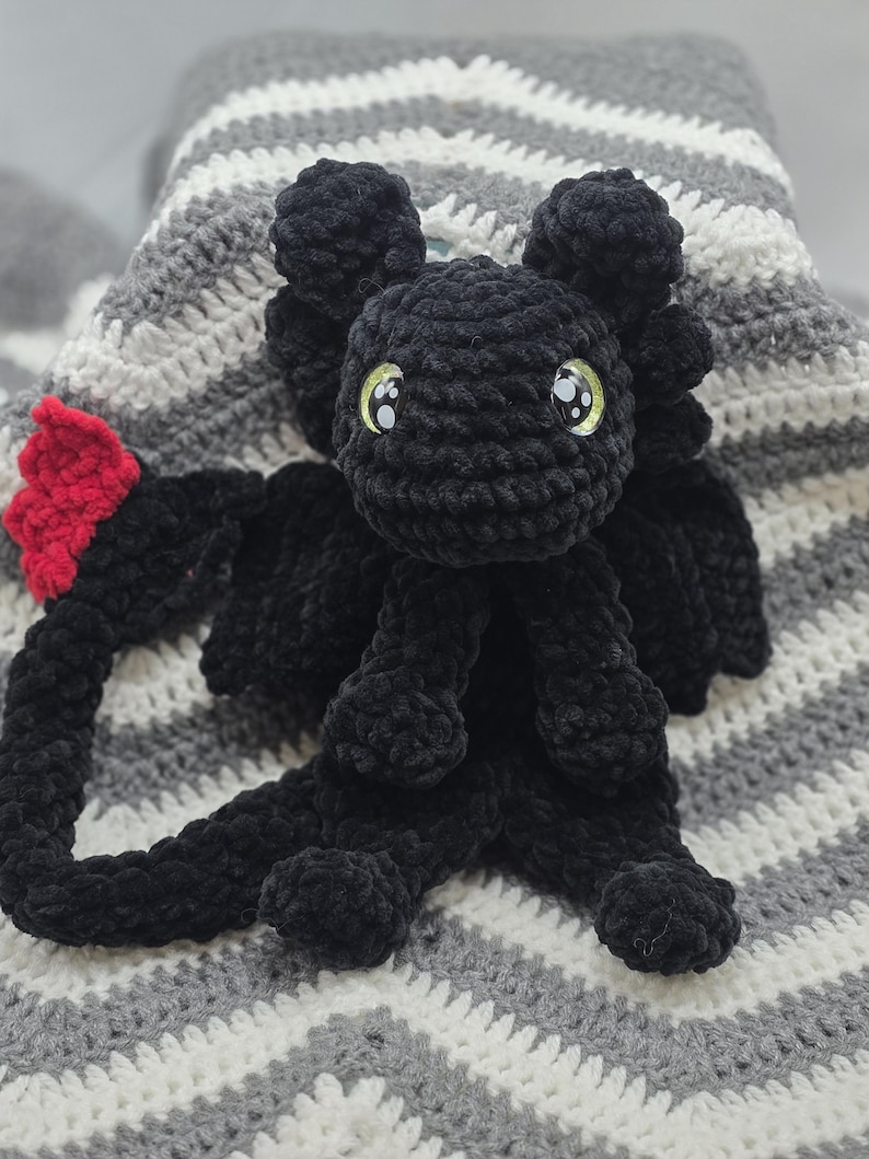 Handmade Crocheted Cozy Dragon Companion - Etsy