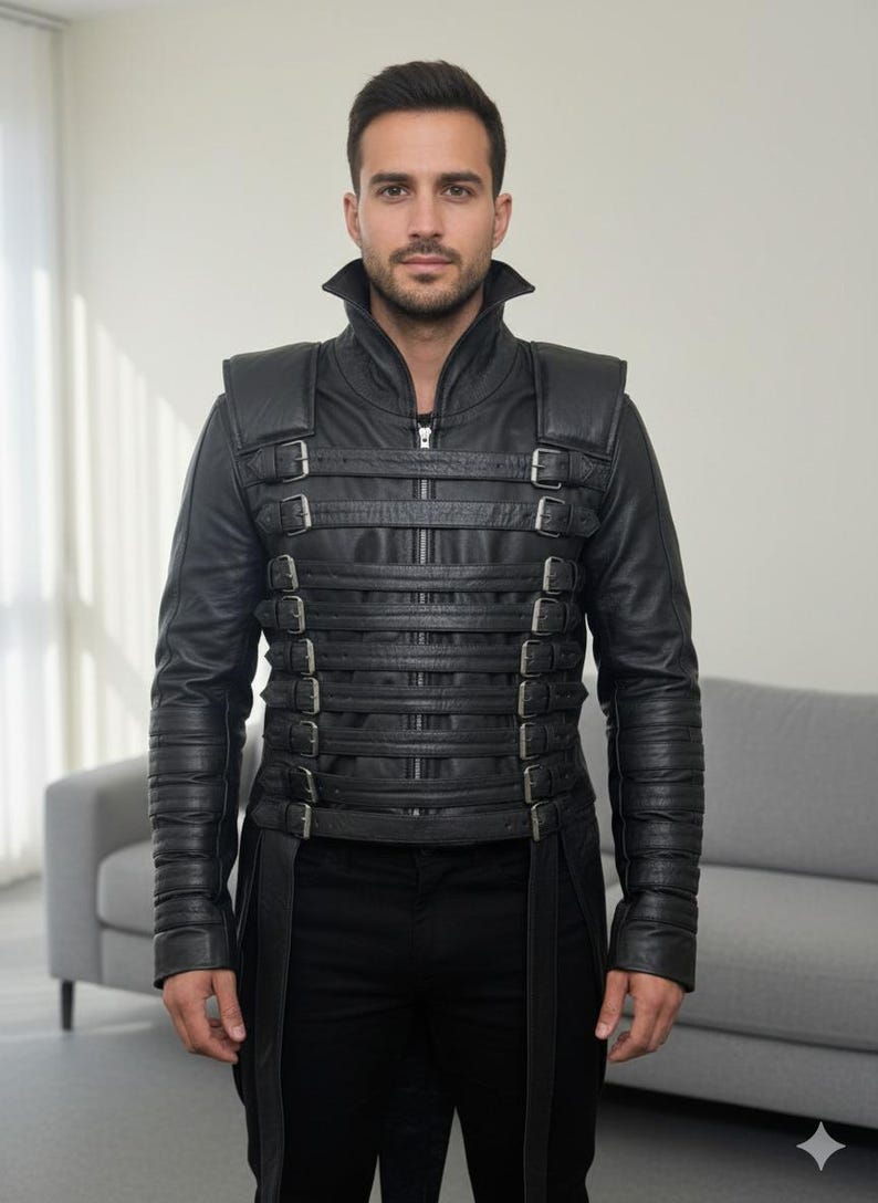 Batman Who Laughs Cosplay Jacket | Black Leather Superhero Coat With ...