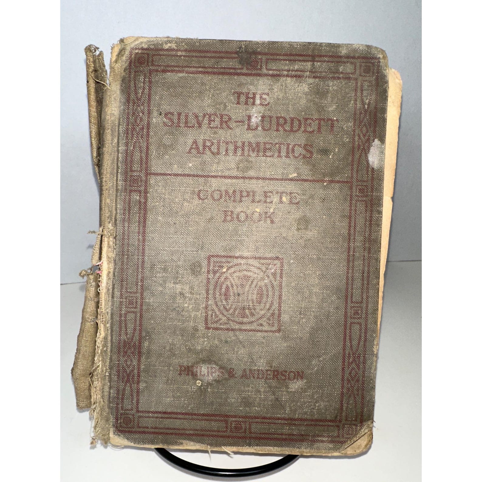 Vintage 1924 the Silver Burdett Arithmetic Complete Book- Philips ...