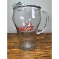 A Vintage Coca-cola Glass Pitcher. - Etsy