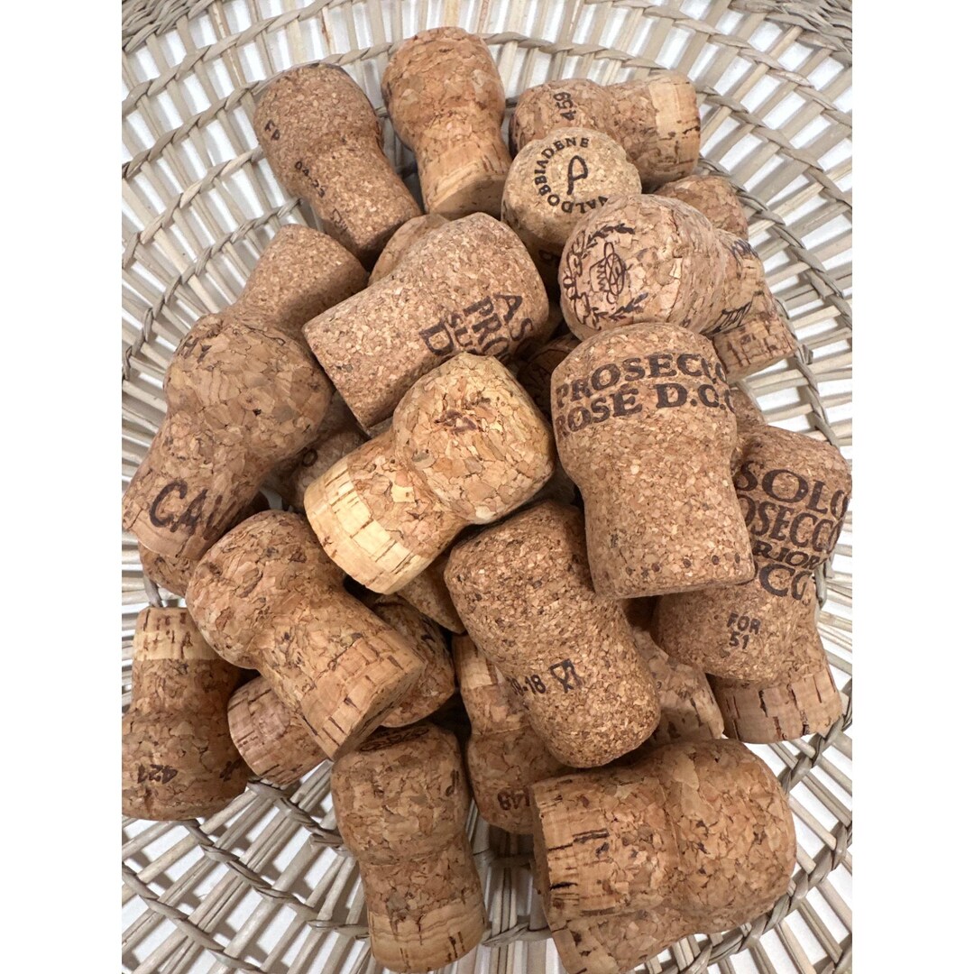 Natural Cork Champagne Corks- Lot of 25 - Etsy