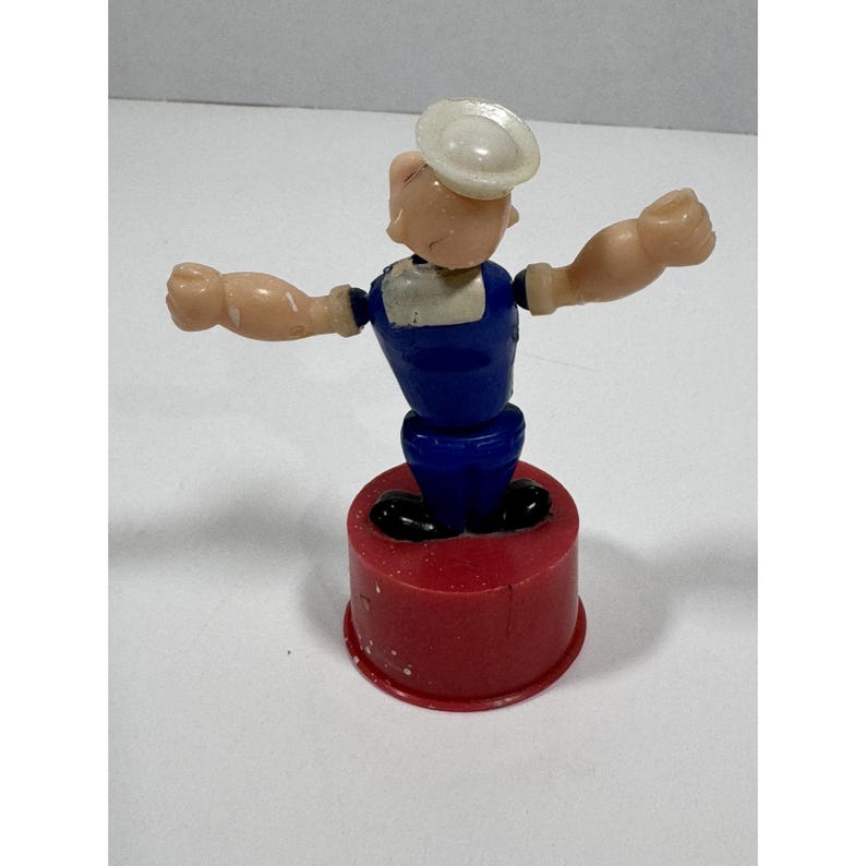 1960s Popeye Push Button Pop up Toy - Etsy
