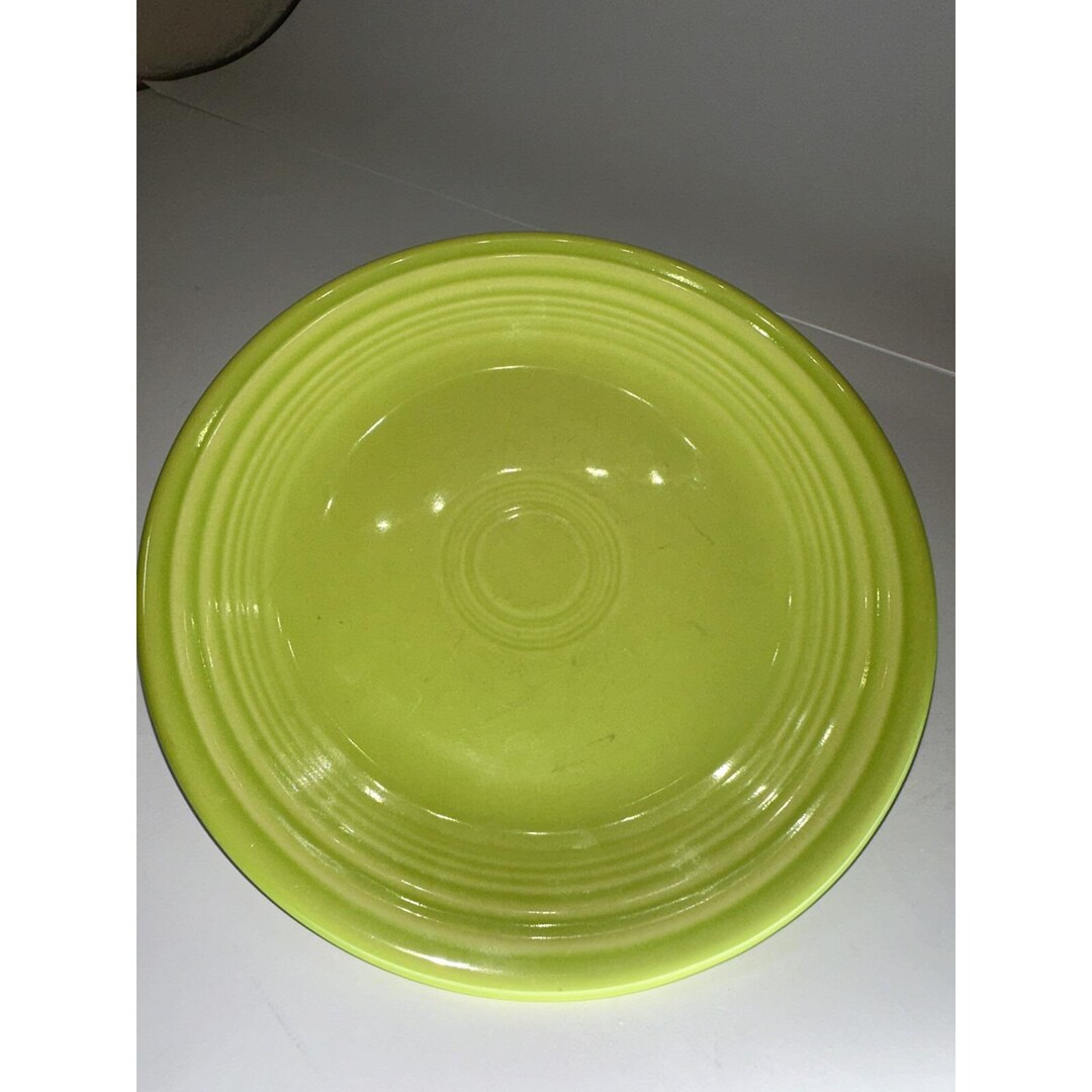 Fiestaware Homer Laughlin 7 1/4 Inch Salad Dessert Plate Fiesta Lemon ...