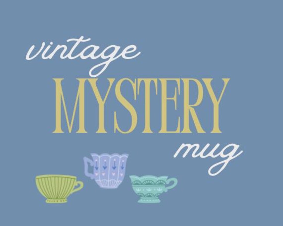 Surprise Vintage Mugs! Choose A Theme! - Etsy