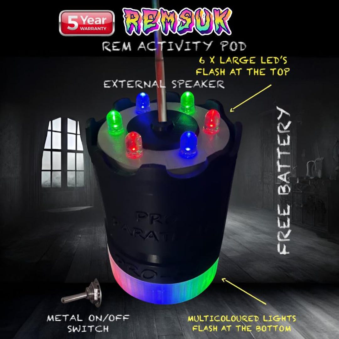 REM Activity Pod LED Spirit Detector Paranormal Investigation Ghost ...