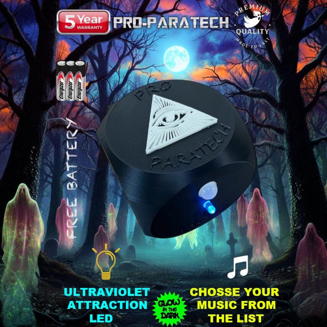 Ghost Hunting Music Box: IR Motion Sensor, UV Spirit Attraction ...