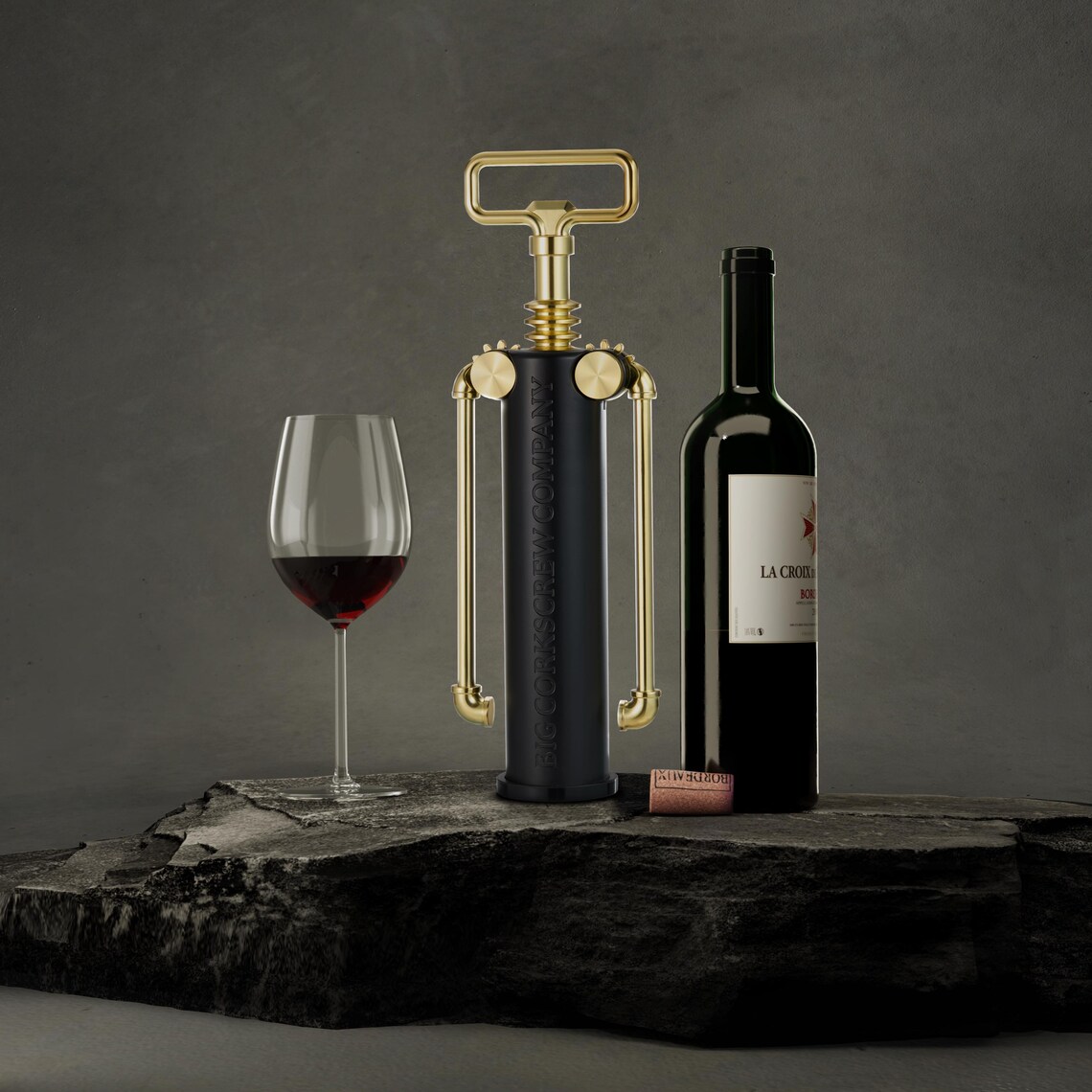 Big Giant Corkscrew. Wine Opener. Sommelier Tool. Bar Accessory ...