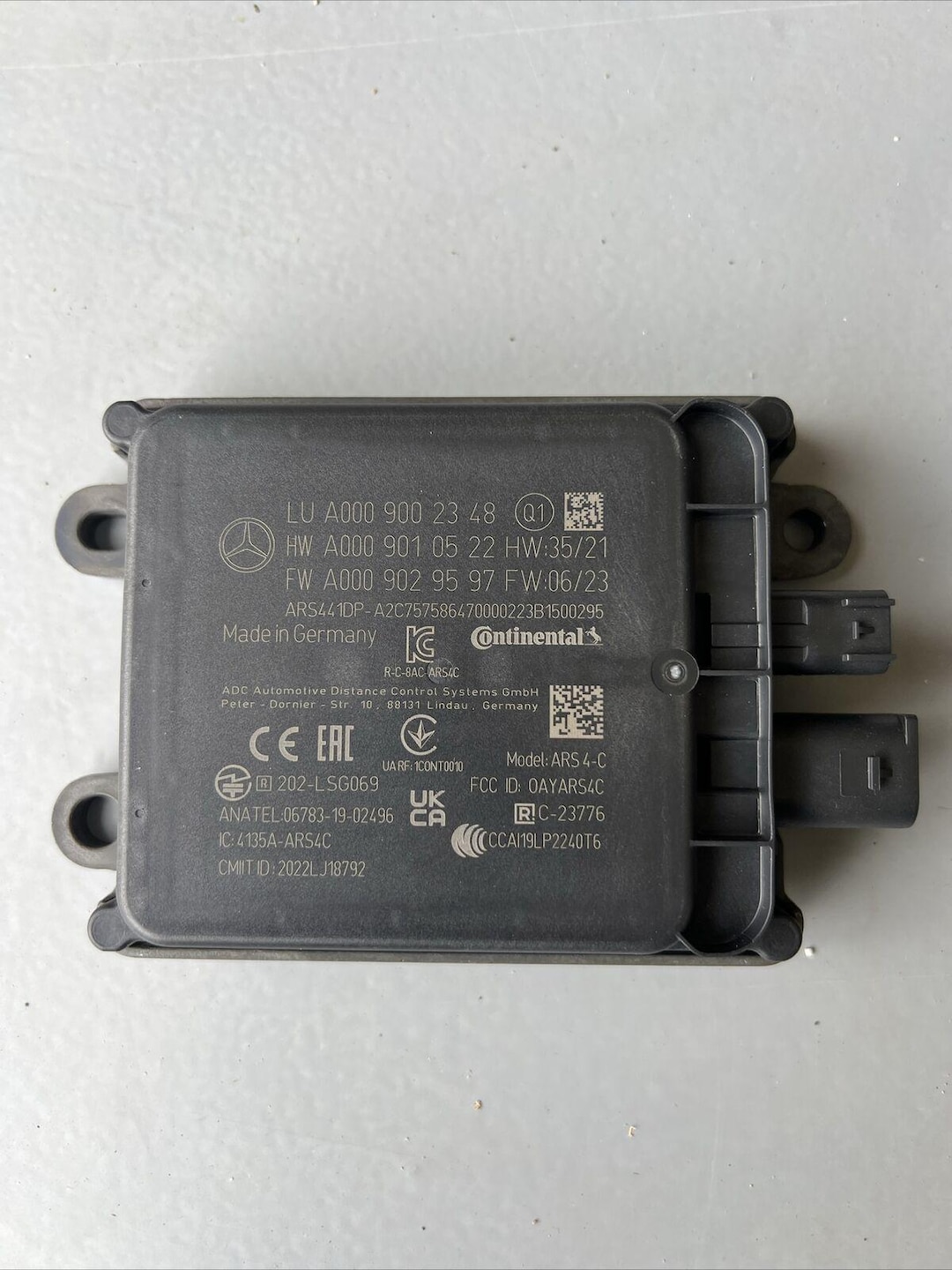 MERCEDES BENZ Radar Sensor/distronic Sensor A0009002348/A0009010522 ...