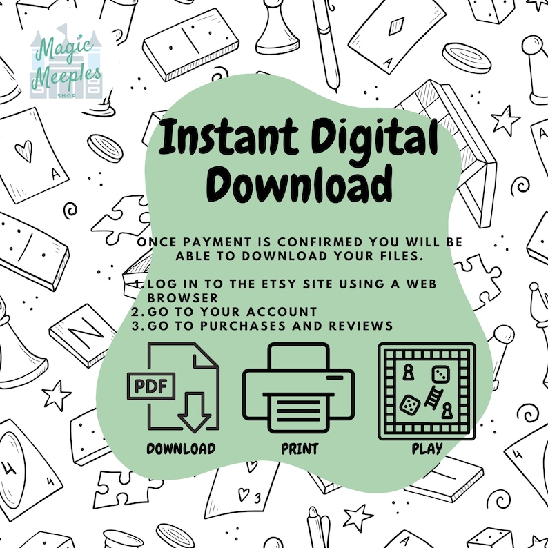 Scrabble Board Game Score Sheet | Instant Download PDF Printable ...