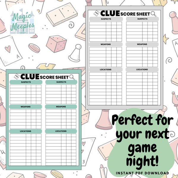 Clue Murder Mystery - Etsy