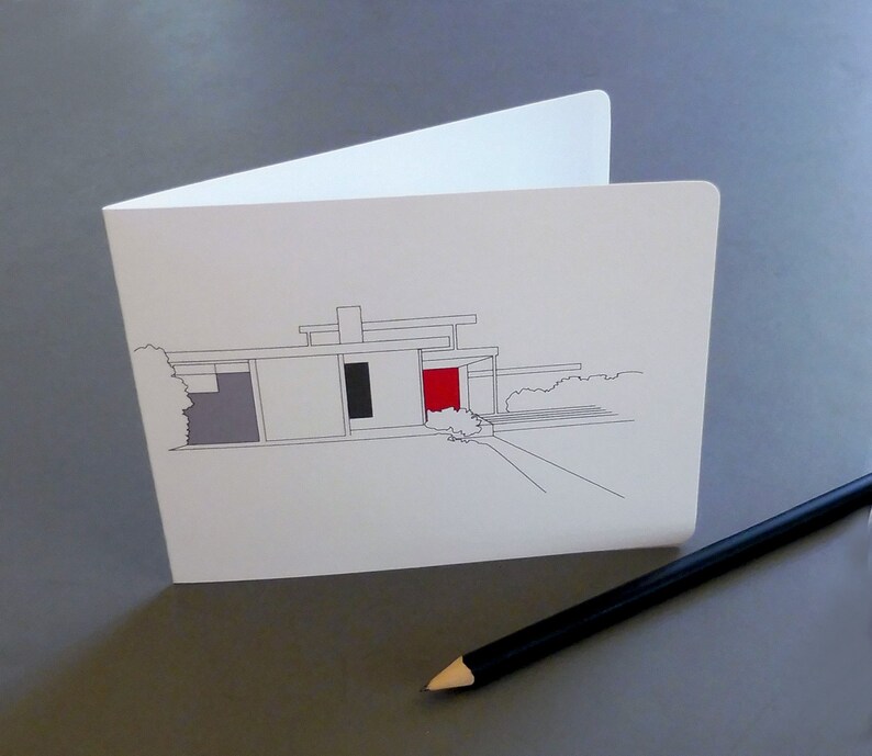 Modern Architecture Notecards - Etsy