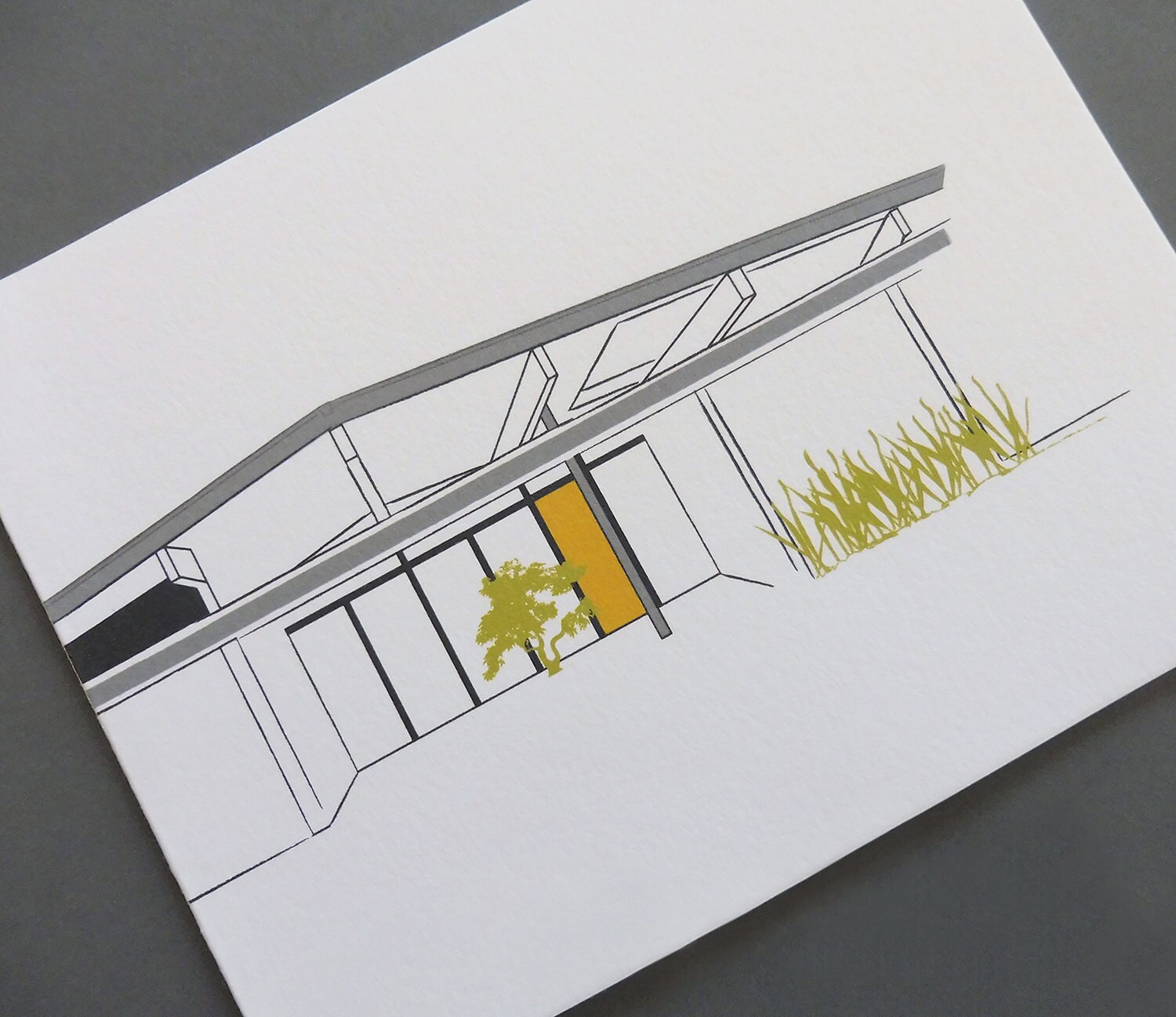 Mid Century Modern Eichler Architecture Boxed Note Cards - Etsy