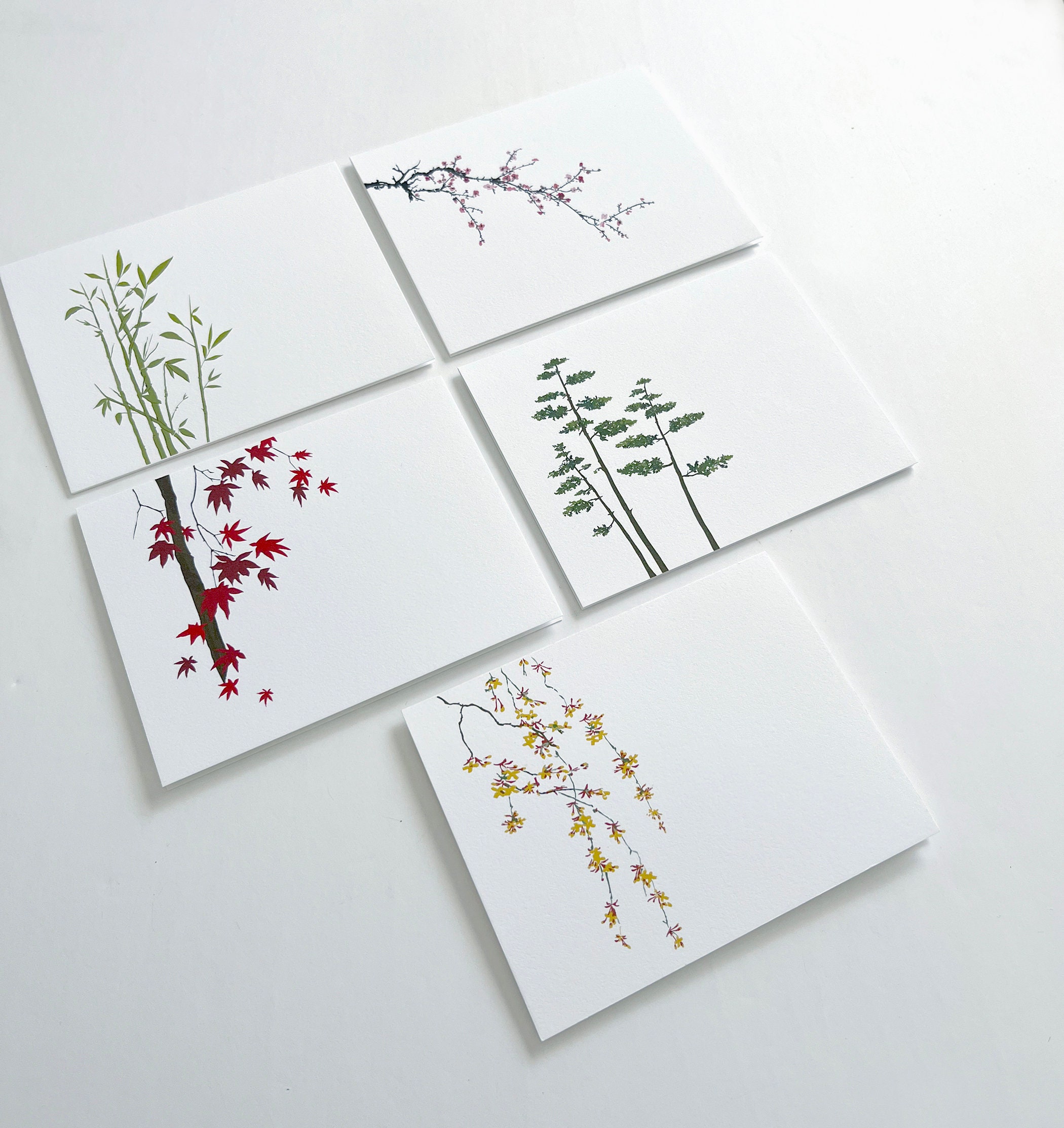 Zen Garden Boxed Note Cards Stationery - Etsy