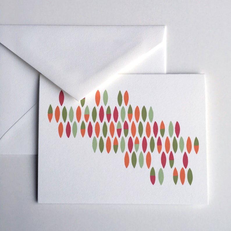 Mid Century Modern Graphic Boxed Cards - Etsy