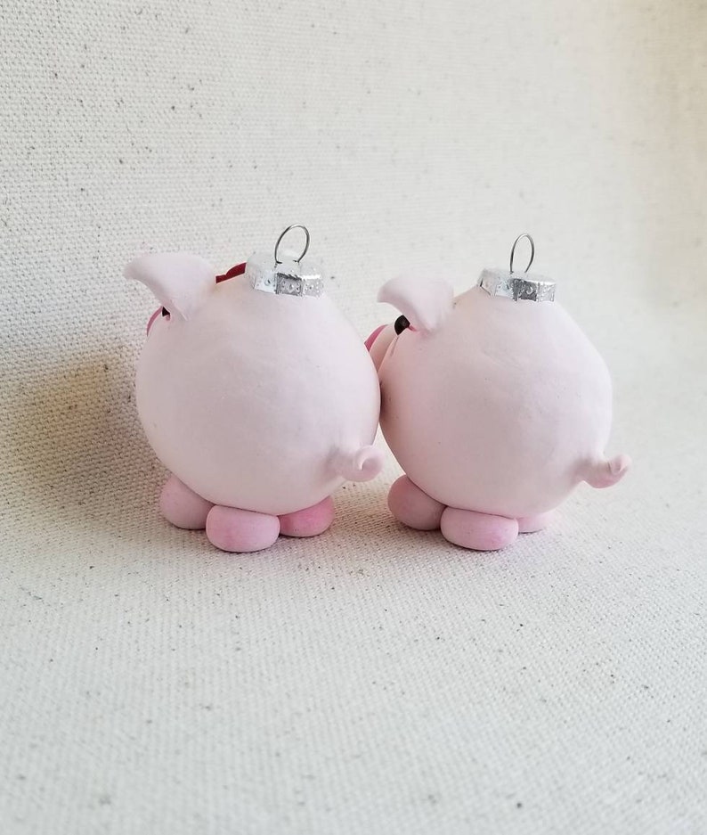 Pig Mini Christmas Ornaments | Etsy