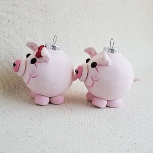 Pig Mini Christmas Ornaments - Etsy