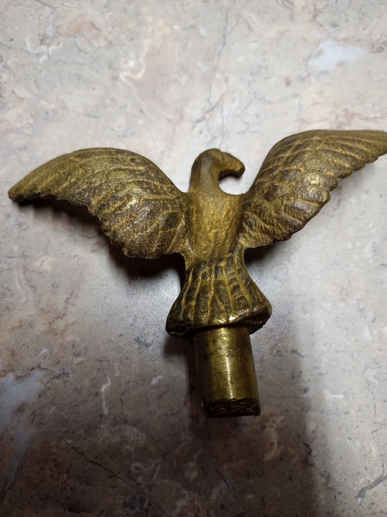 Antique Brass Civil War Era Eagle Flag Finial - Etsy Canada