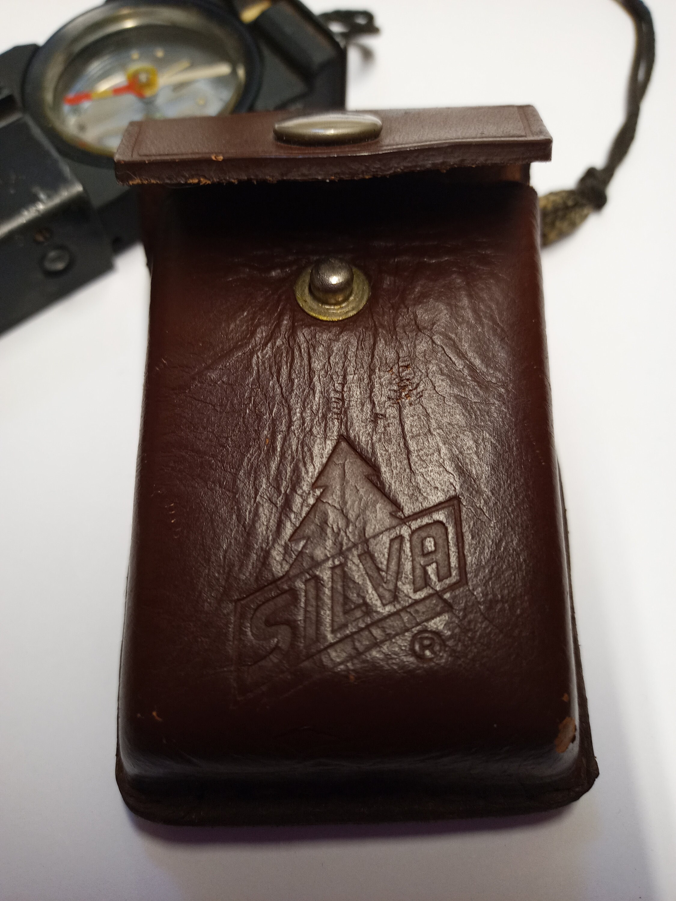 Vintage Silva Compass with Leather Case | Etsy